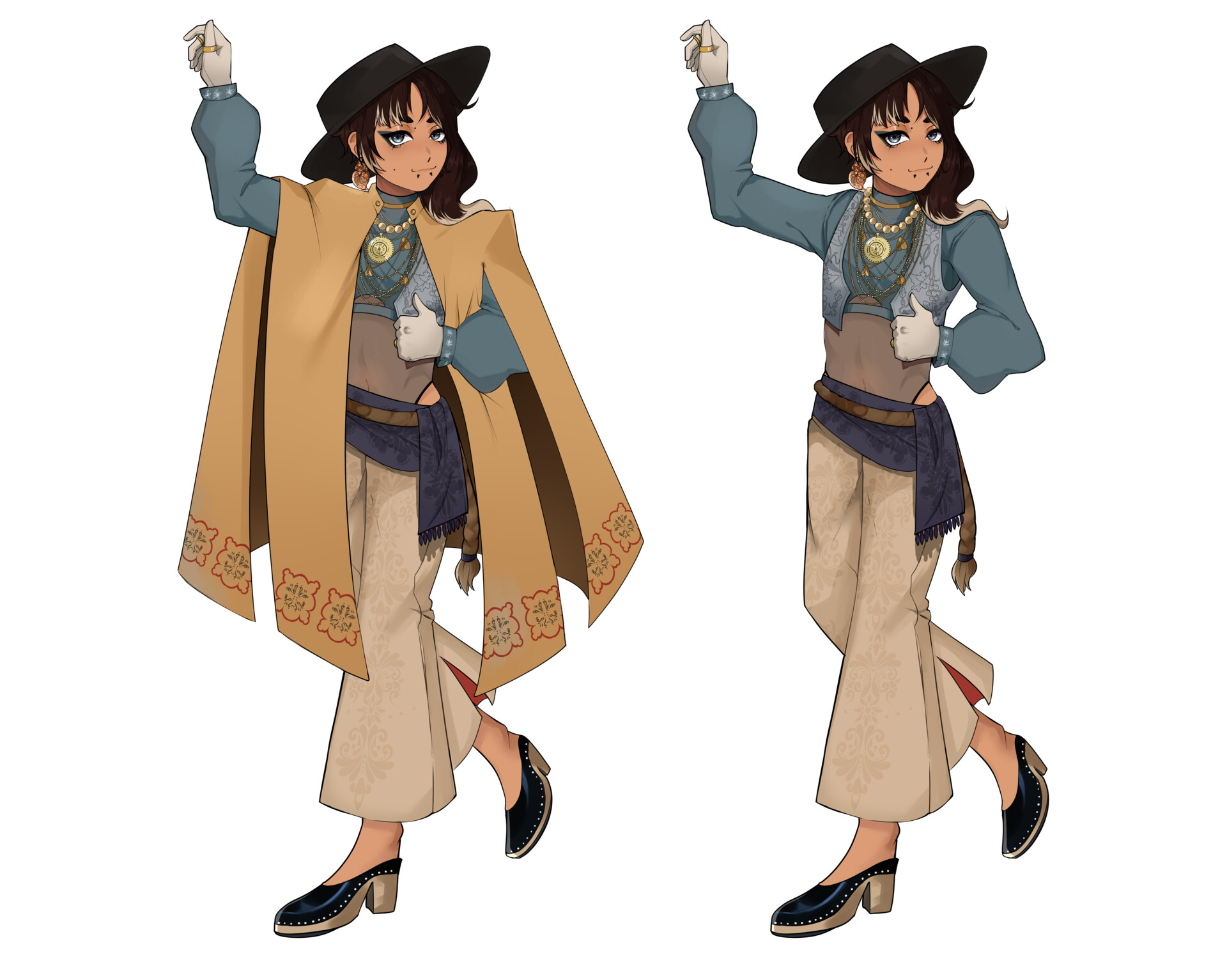 ArtStation - Genshin OC reference - Lucien