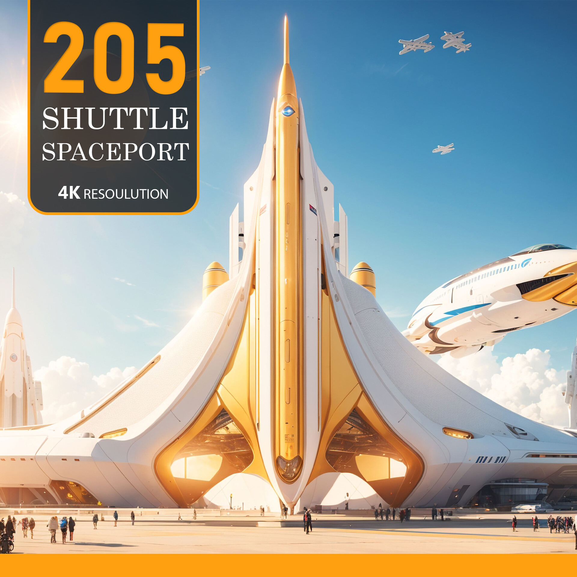 ArtStation - Shuttle Spaceport Vol 5-4K|Environment Reference Pack