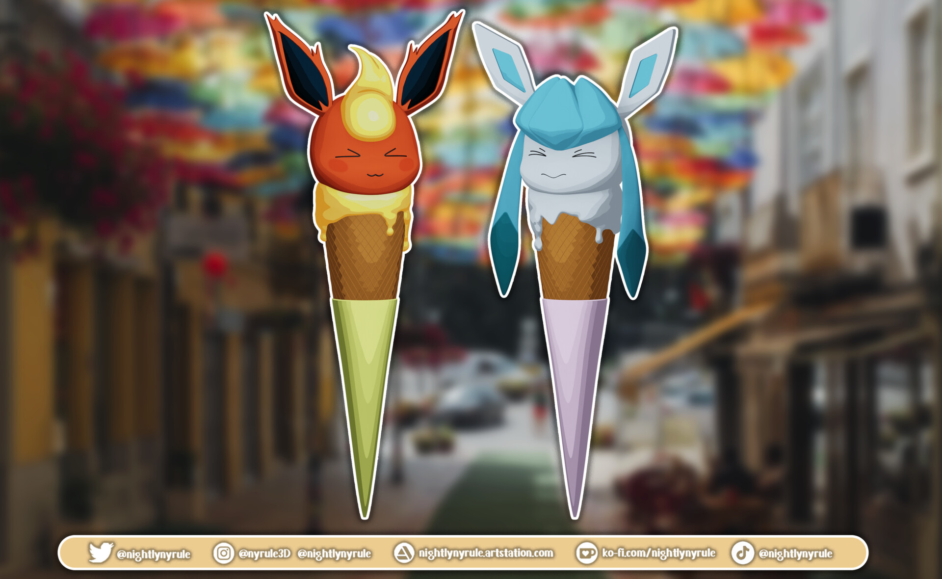 ArtStation - Pokémon Ice cream 🔥