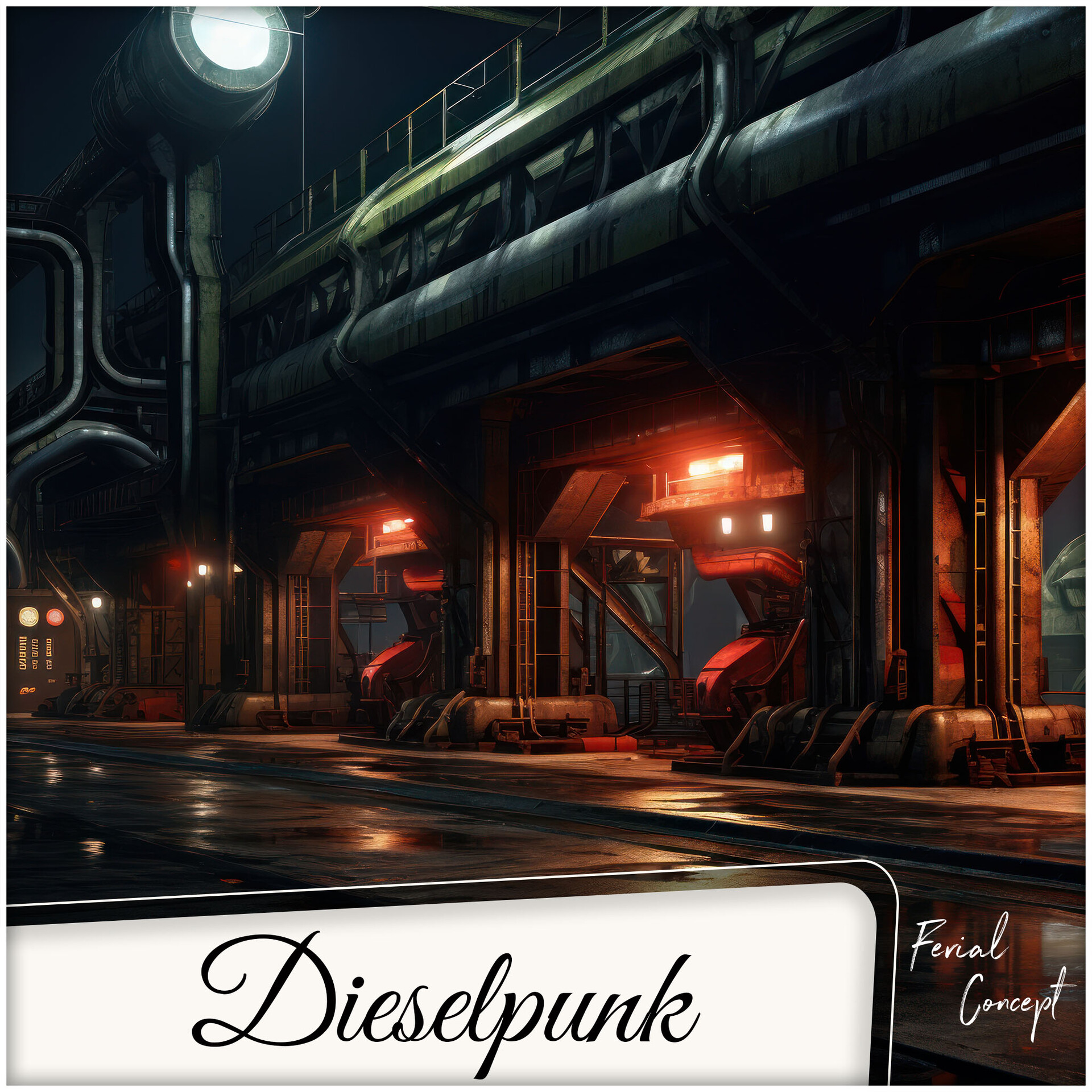 ArtStation - 🔹220 Dieselpunk - Exterior Reference Image Pack v.12
