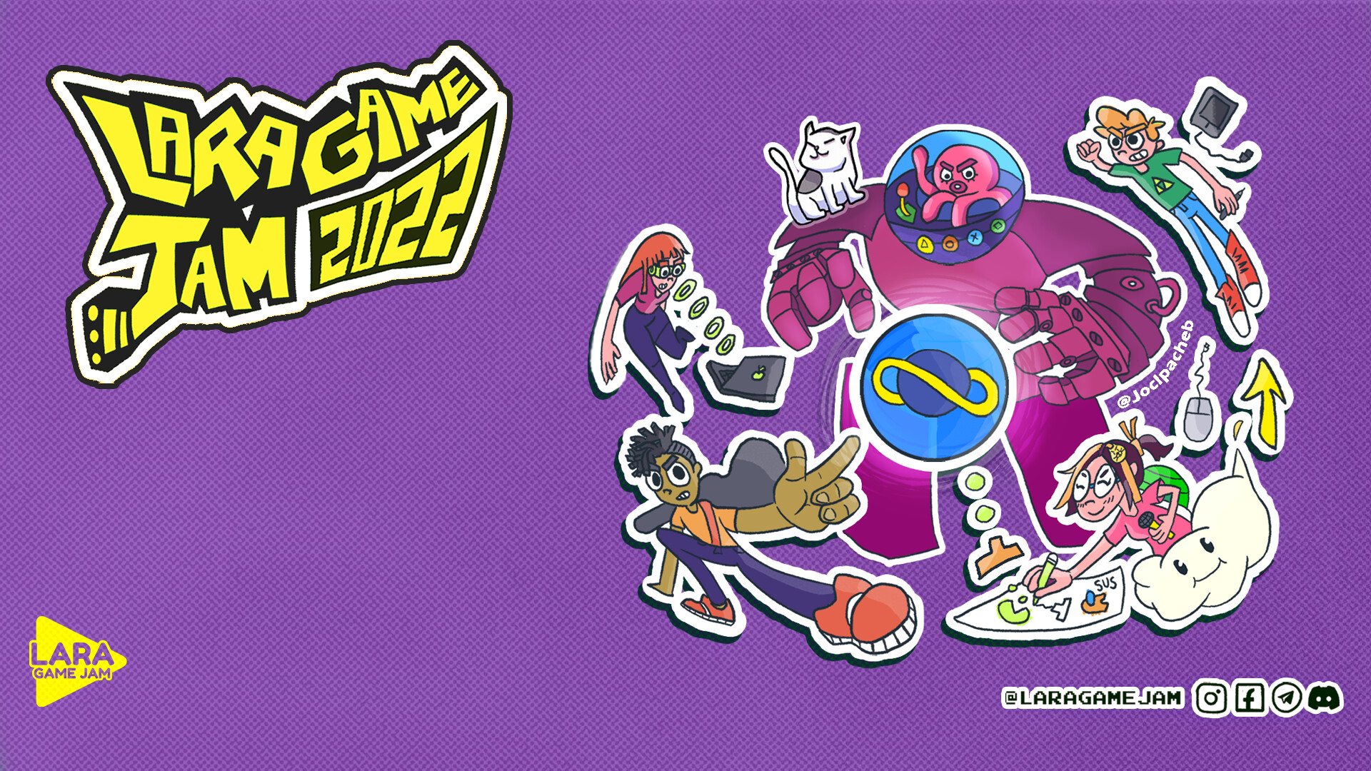 José Luis Pacheco B. - Lara Game Jam 2022 Poster