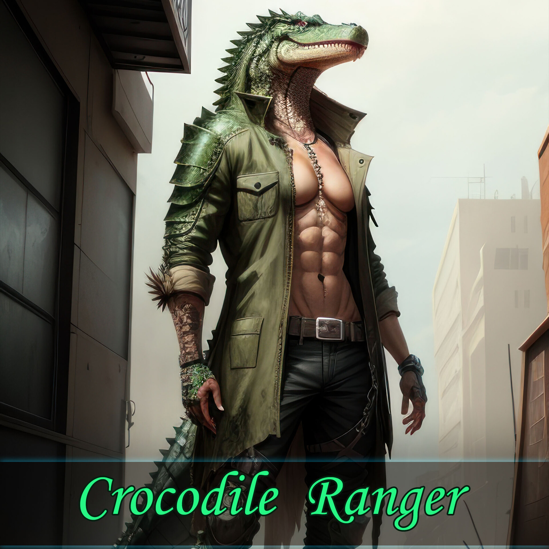 ArtStation - +370 Crocodile Ranger Reference Pack _ 4k