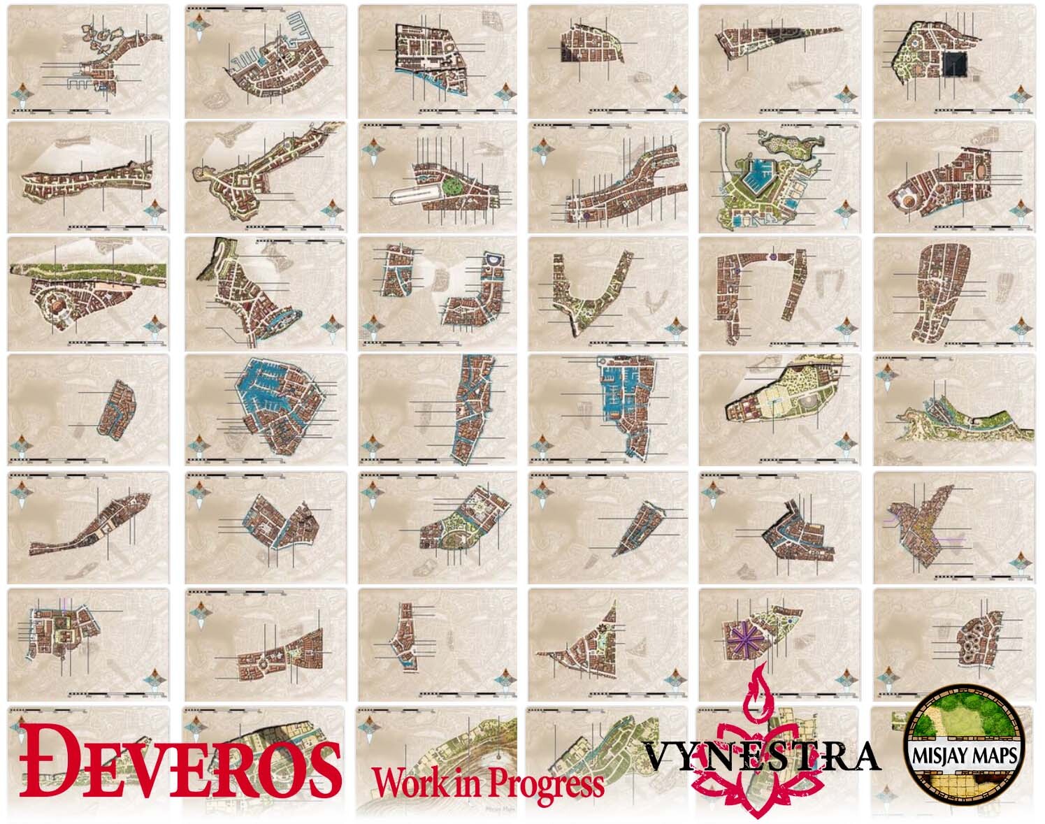 Janice E Sheen - Maps of Deveros ... for Vynestra
