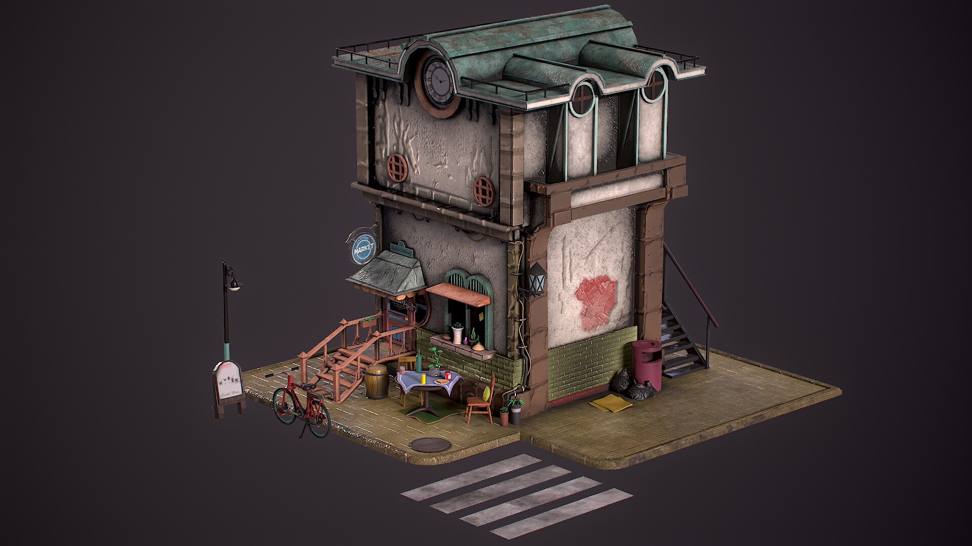 ArtStation - JASMINE'S MARKET 3D Model