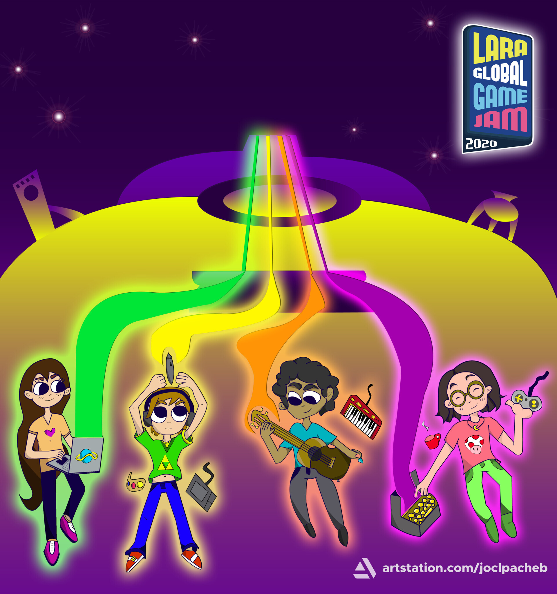 José Luis Pacheco B. - Lara Game Jam 2022 Poster