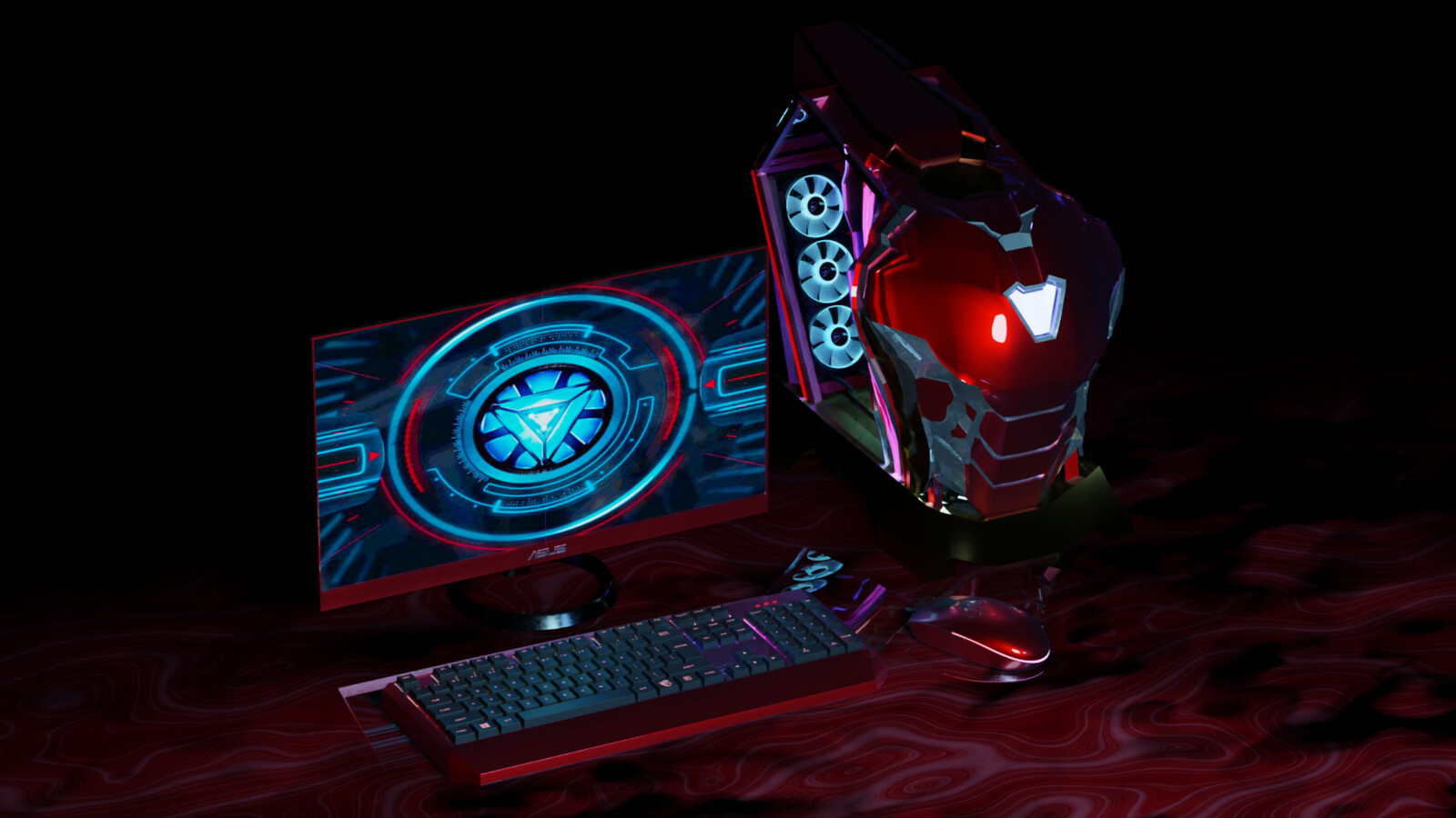 CG Lancedesign - IRON MAN-CPU CASE