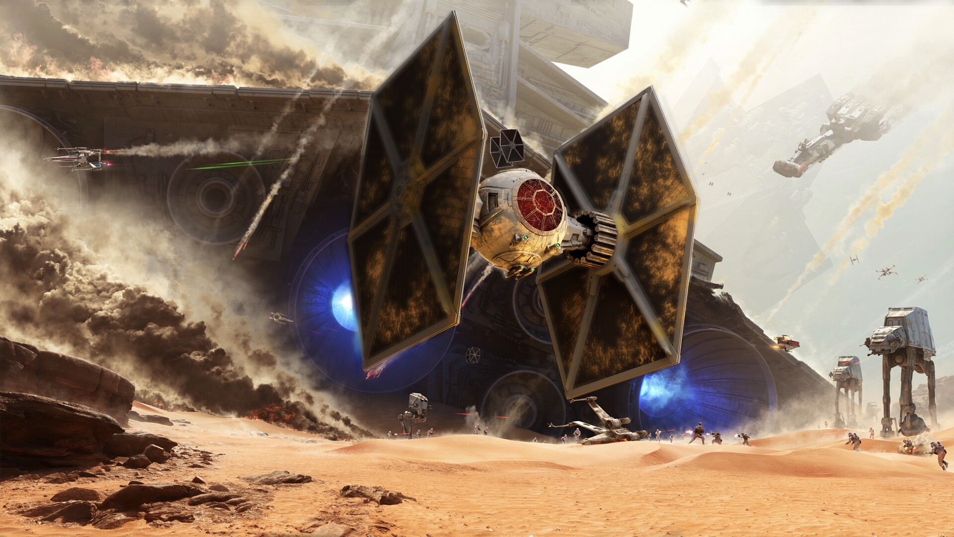 ArtStation - “Battle of Jakku”