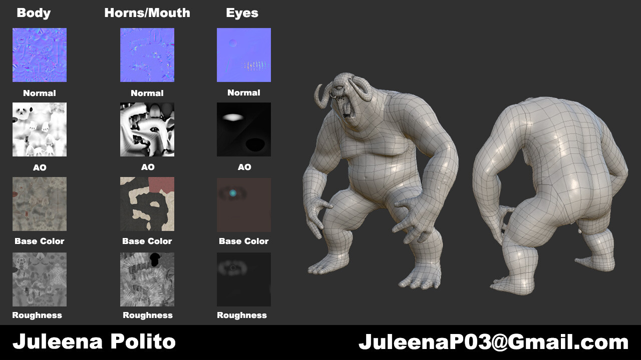 Juleena Polito - 3D Cyclops Model