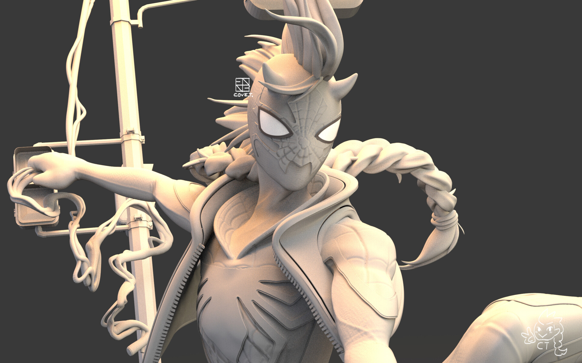 ArtStation - Spider Fang _ Tack WIP