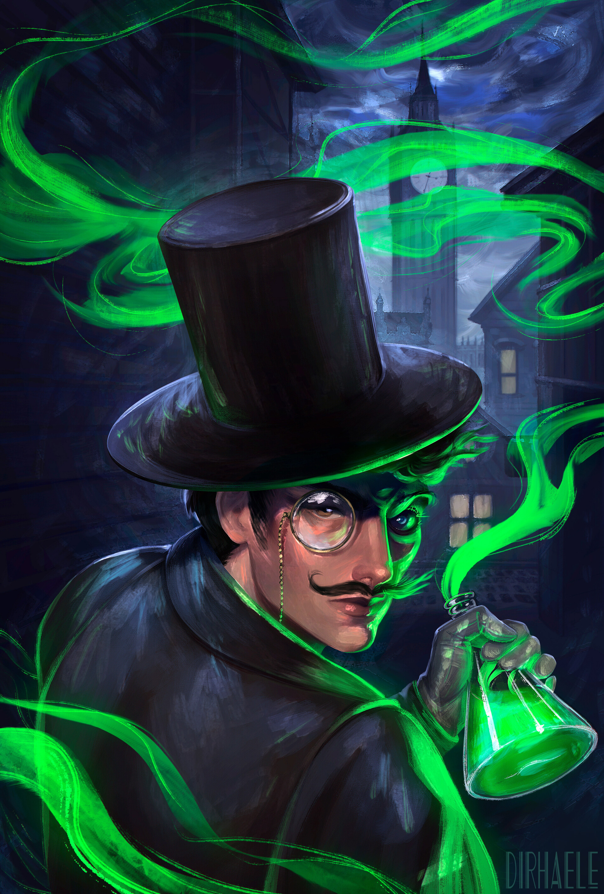 ArtStation - Dr. Jekyll and Mr. Hyde - Illustration