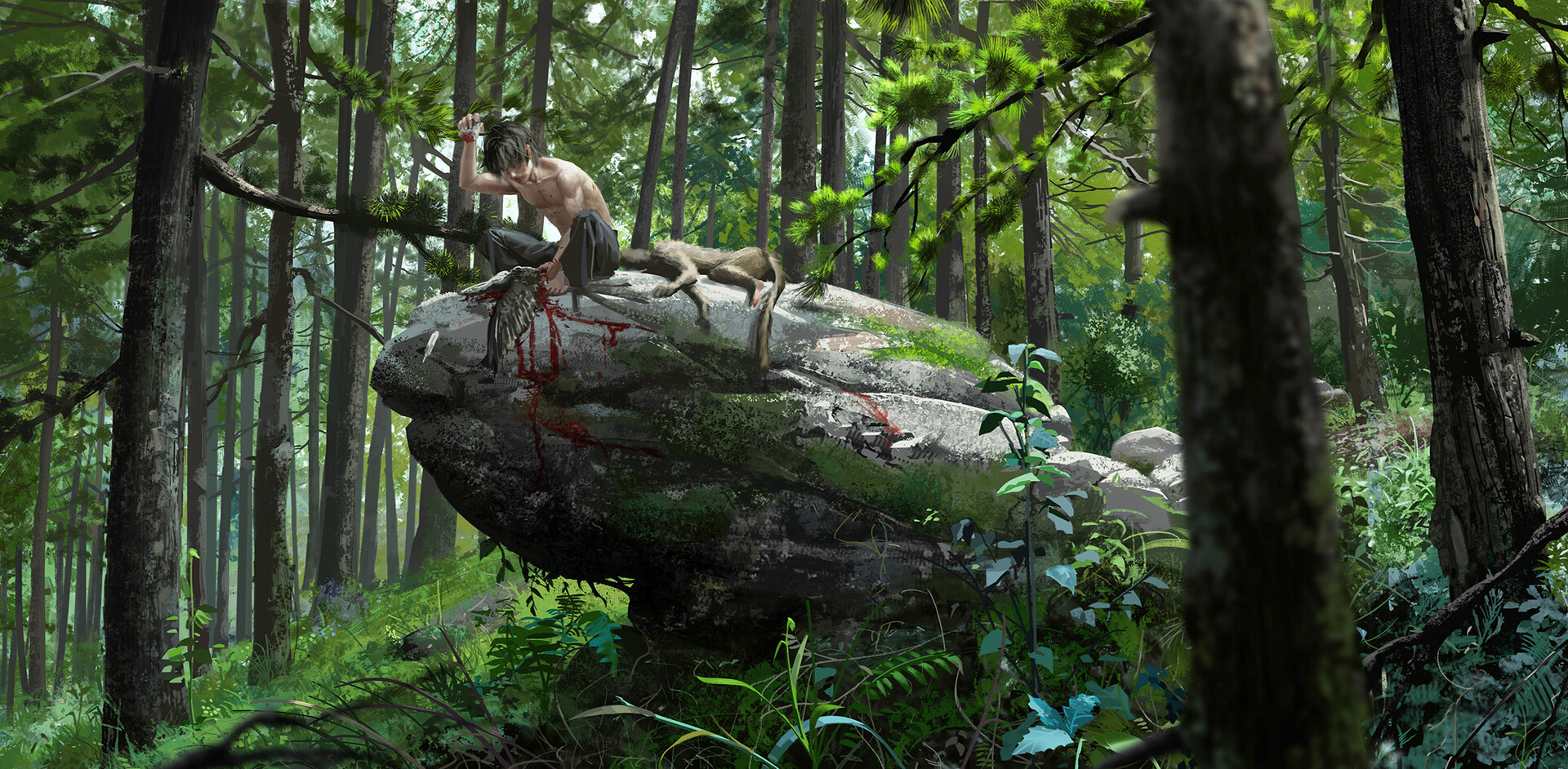 ArtStation - forest survival