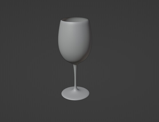 ArtStation - 3D modeling of wine glass for 3D printing product ...