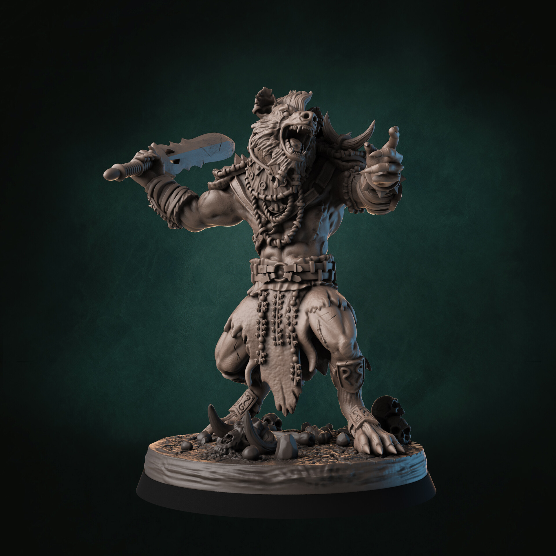 ArtStation - Gnoll lord