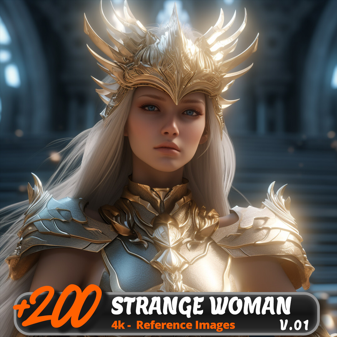 ArtStation - STRANGE WOMAN VOL. 01/ 4K/ Reference Image
