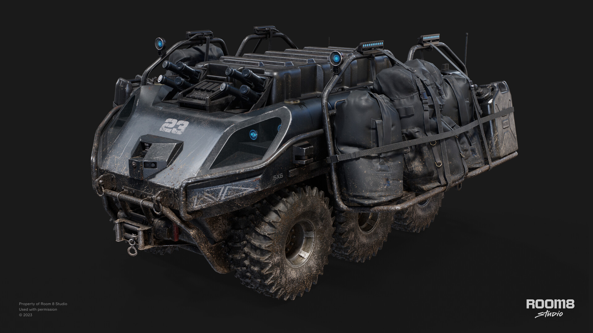 Room 8 Studio - Portfolio - Military combat platform