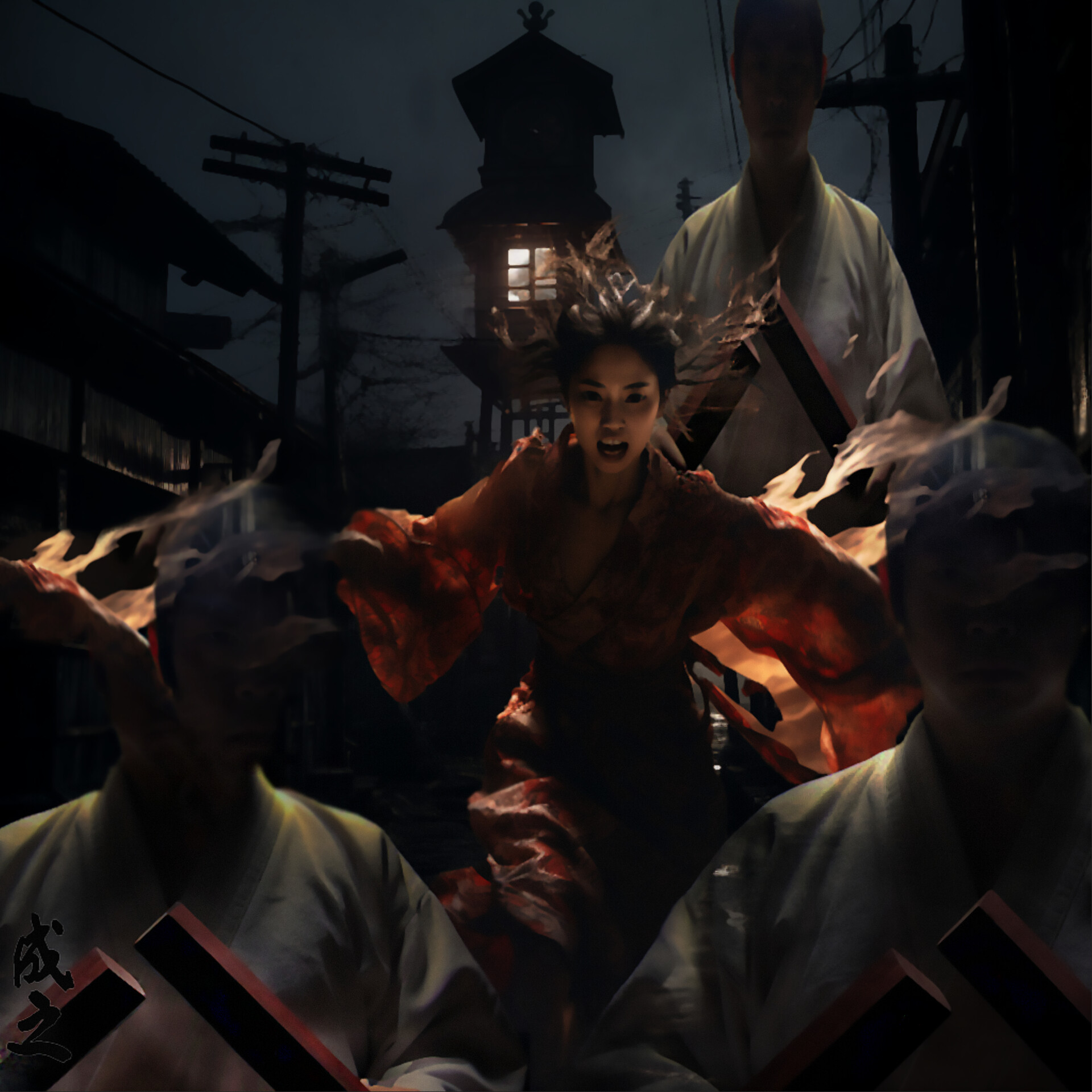 ArtStation - Okuri-Hyoshigi (from"The seven wonders of Honjo(Sumida ...