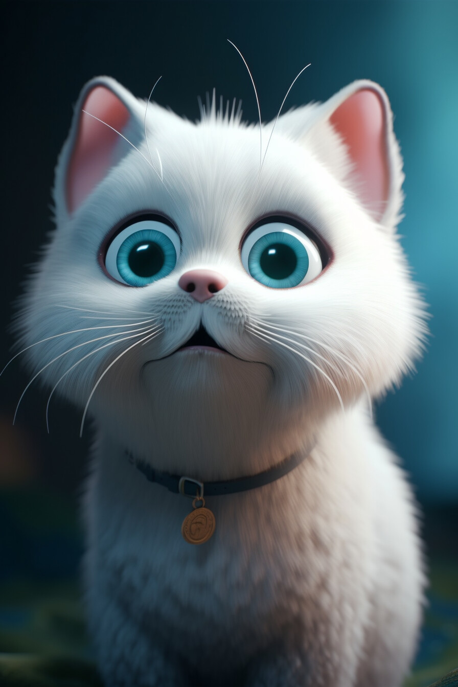ArtStation - Adorable Eyes Cartoon Animal Portraits (Prompt)