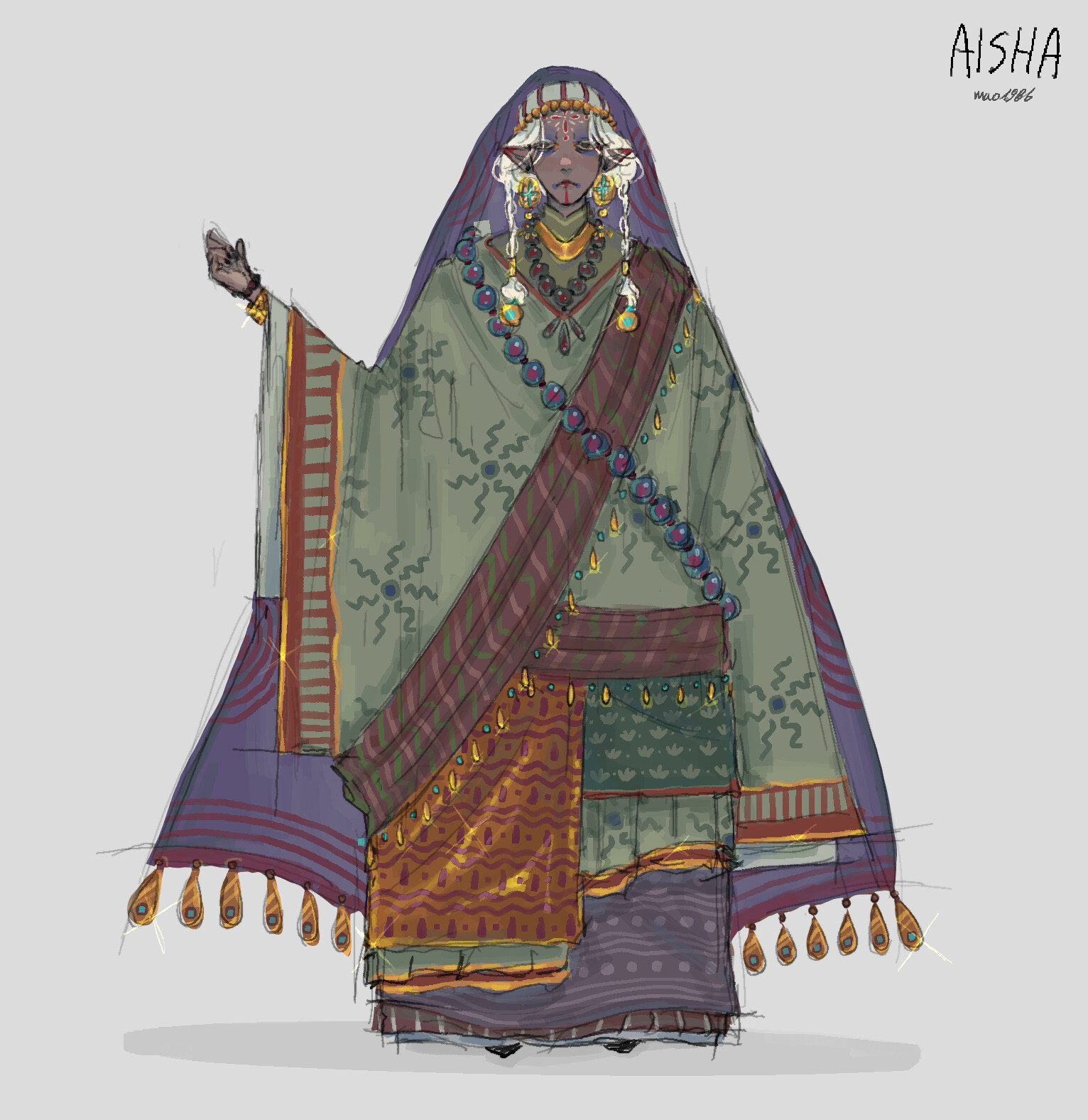 ArtStation - Aisha - wip