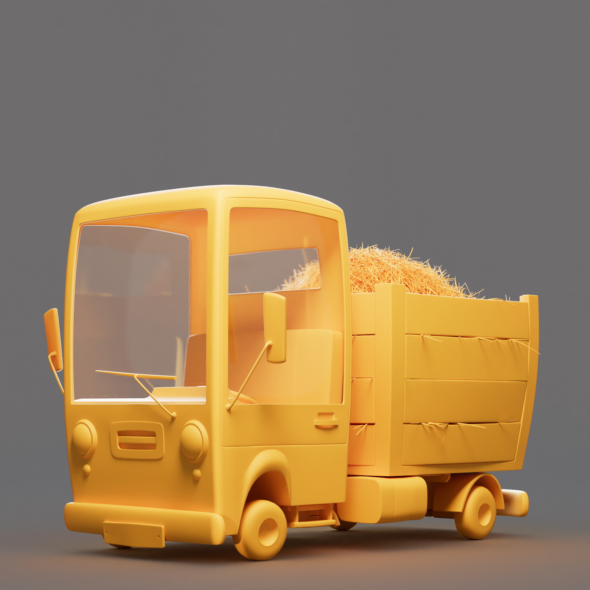 ArtStation - Straw Truck