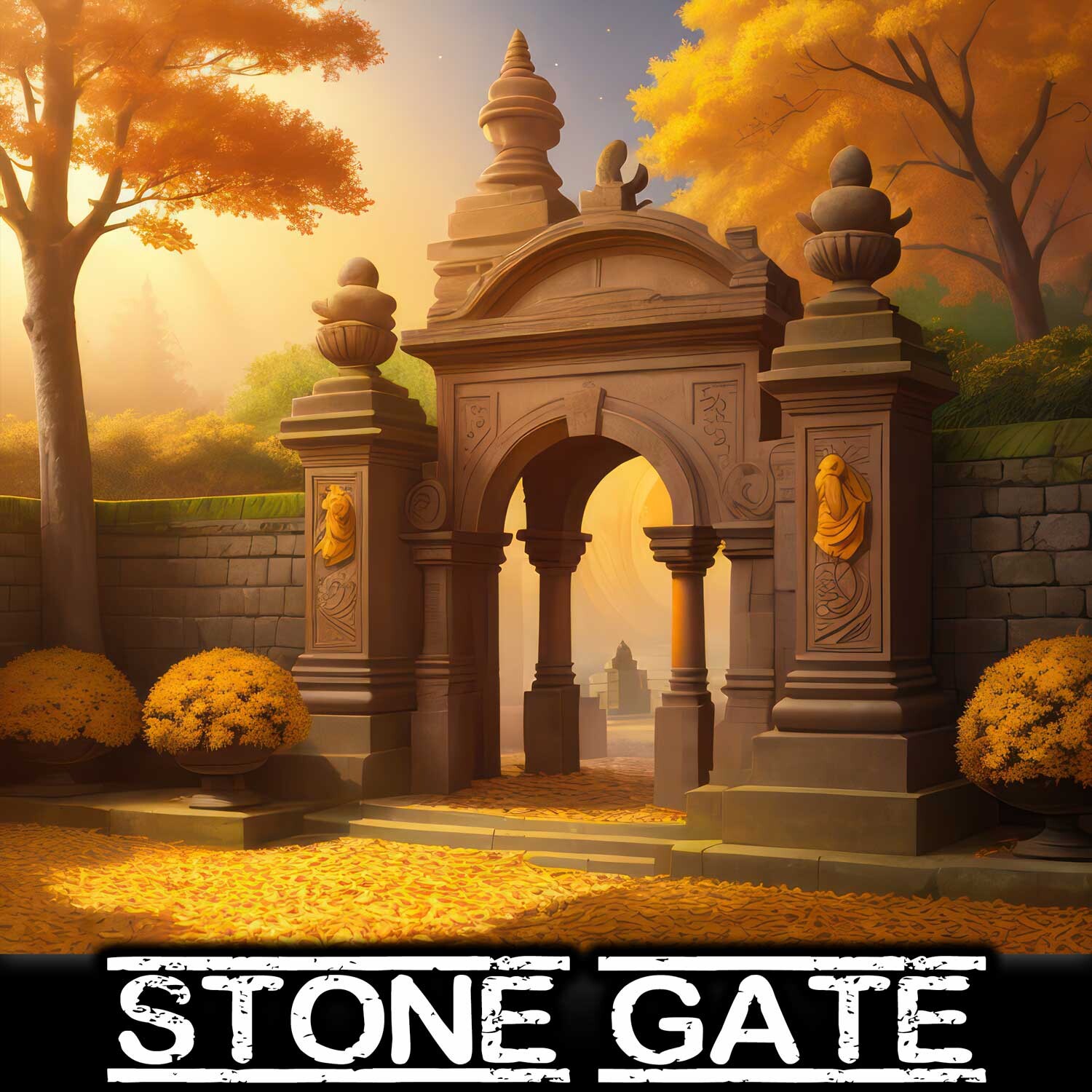 ArtStation - 310+ Stone Gate Images Reference Pack - 4K Resolution - V.01