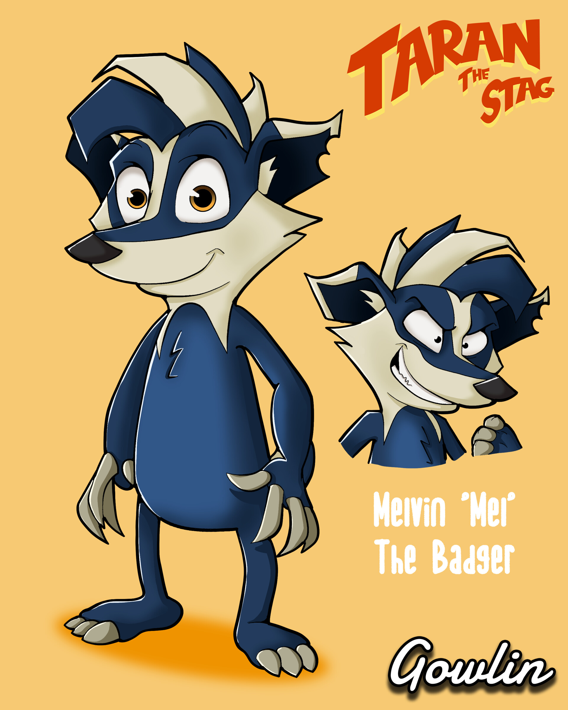 ArtStation - Mel The Badger Design