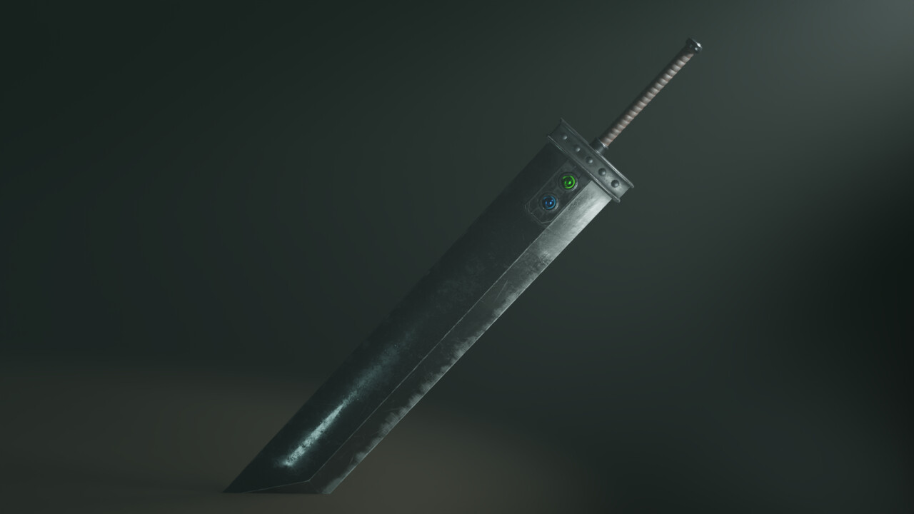 ArtStation - Final Fantasy VII - Fan Art - The Buster Sword