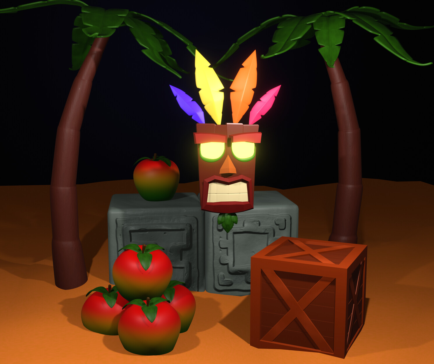 ArtStation - aku aku