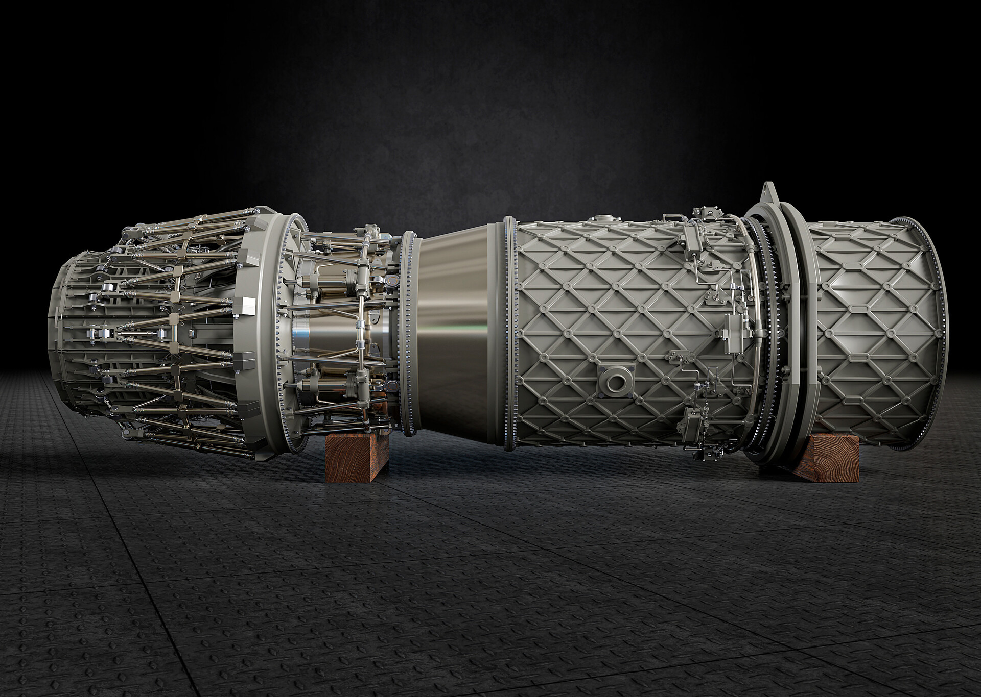 ArtStation - Working on a jet engine
