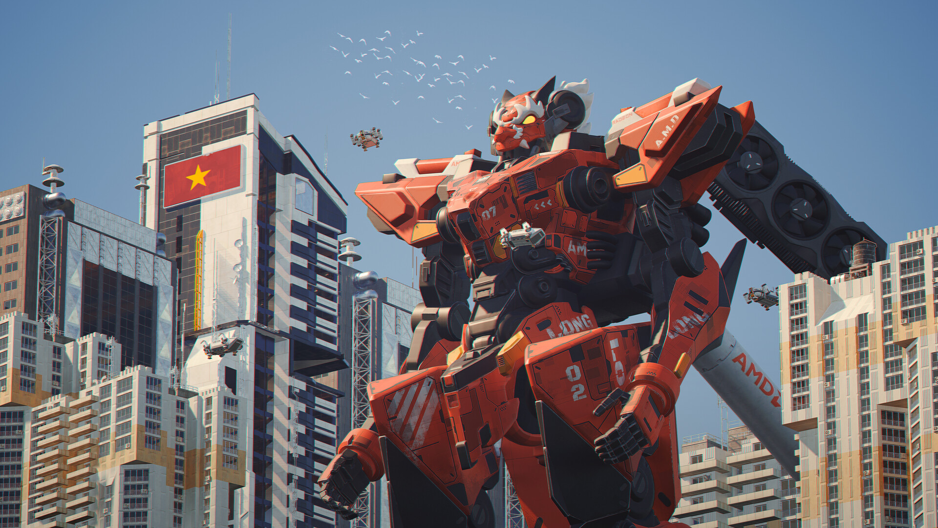 ArtStation - LONG - The Protector.