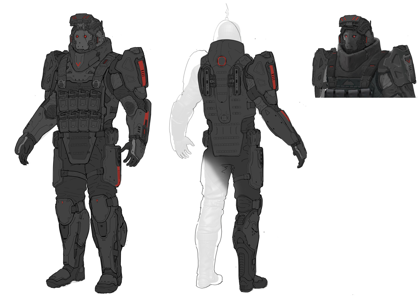 Bryan Flynn - Hyperdyne Enemy Faction Previs 3 - Aliens Fireteam Elite