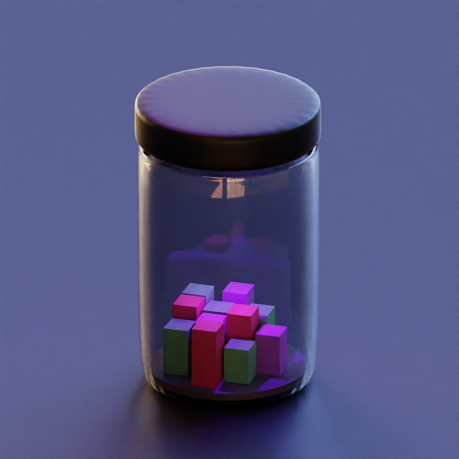 ArtStation - the city in a glass jar
