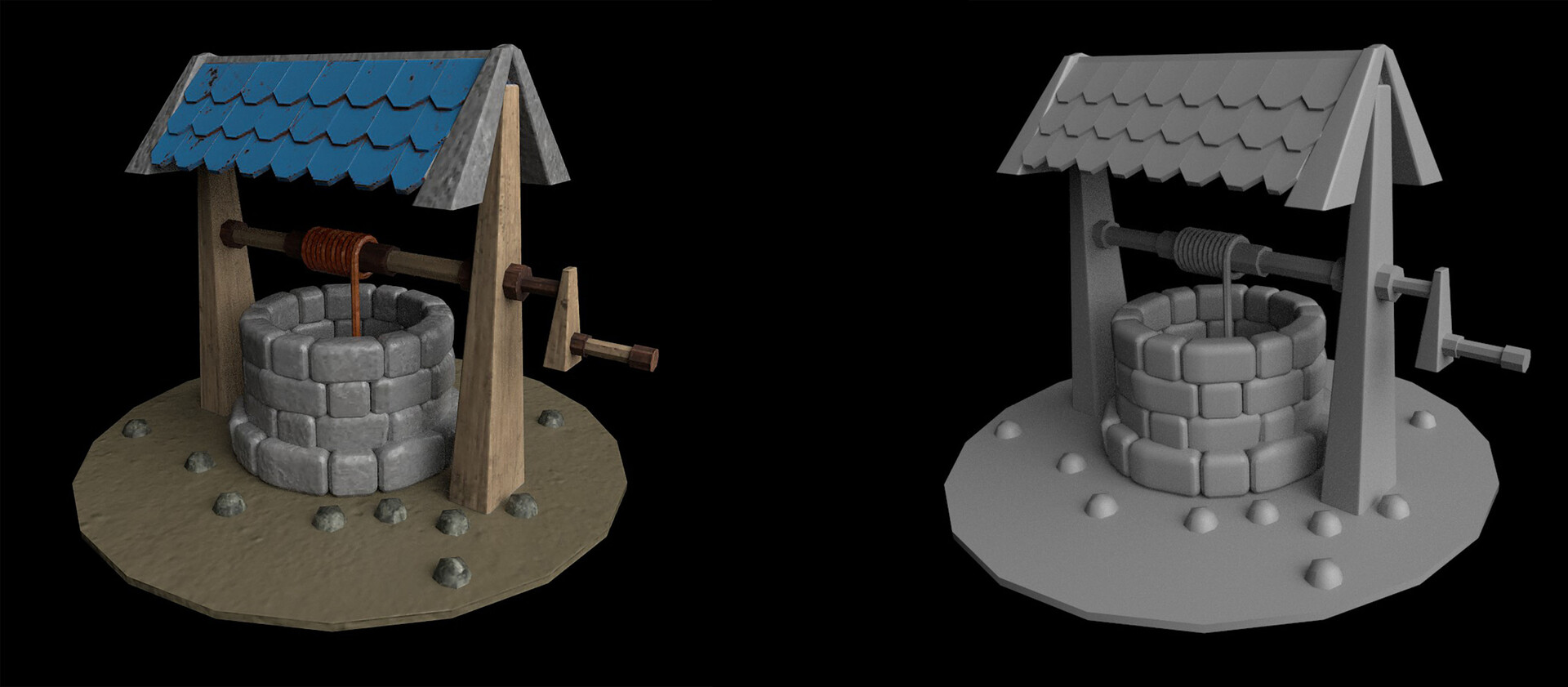 ArtStation - 3d well