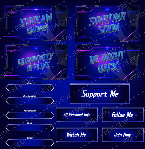 ArtStation - Twitch Assets