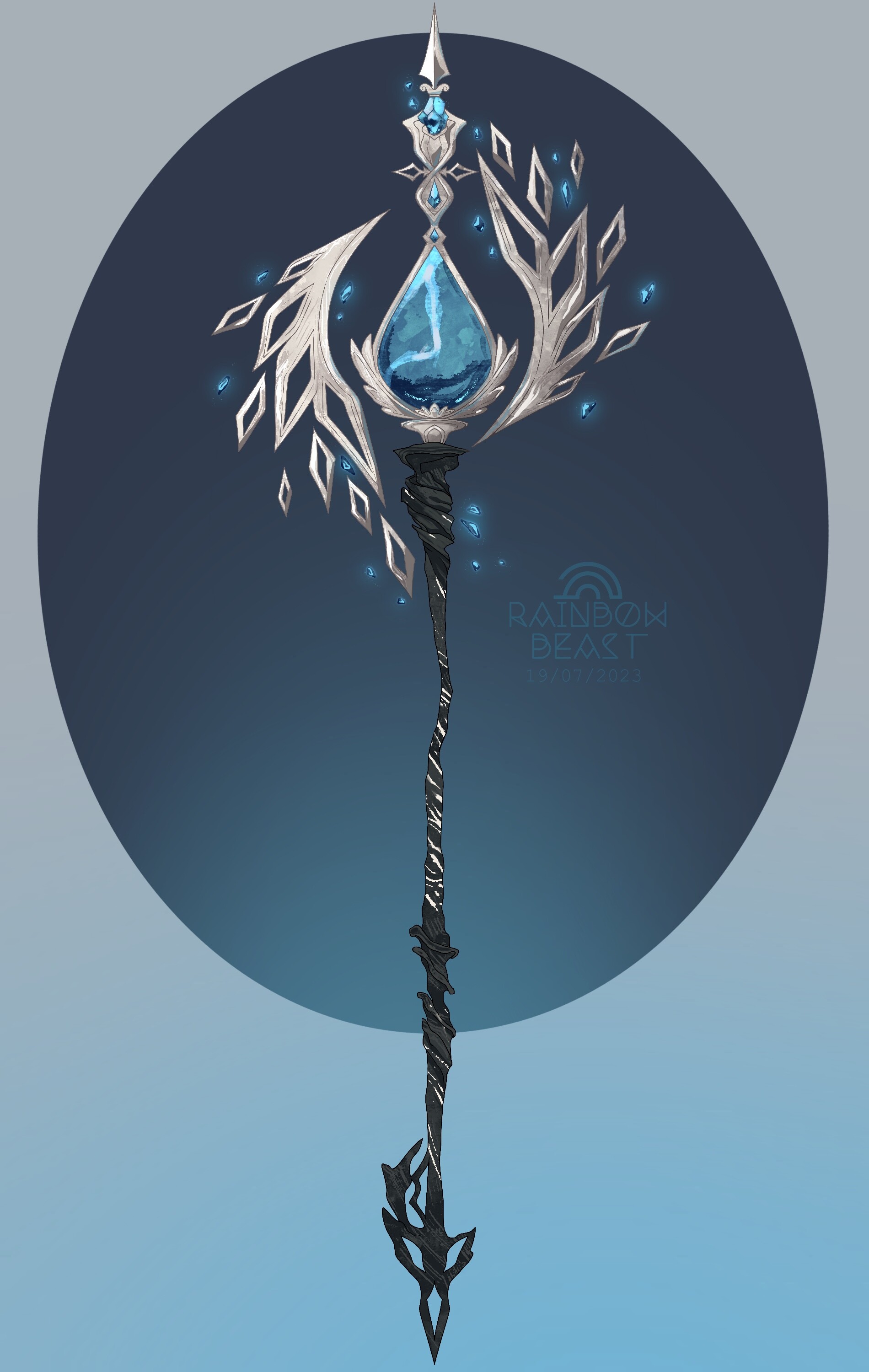 ArtStation - Strange magic staff