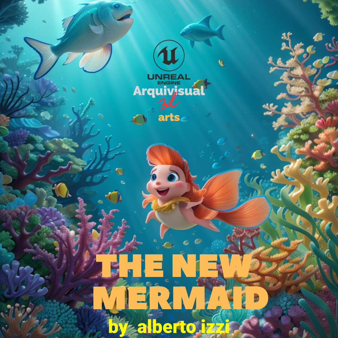 ArtStation - THE NEW MERMAID (CHILDREN BOOK)