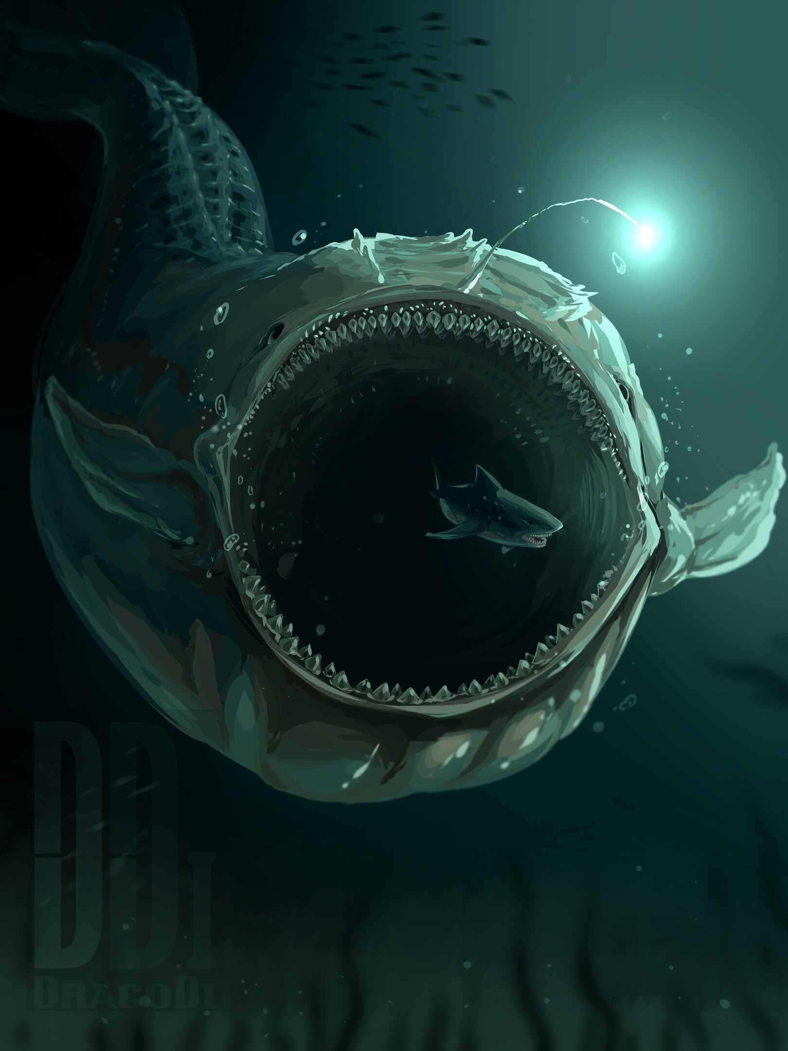 deep dark sea creatures