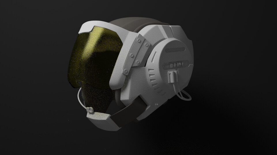 ArtStation - B Wing pilot helmet