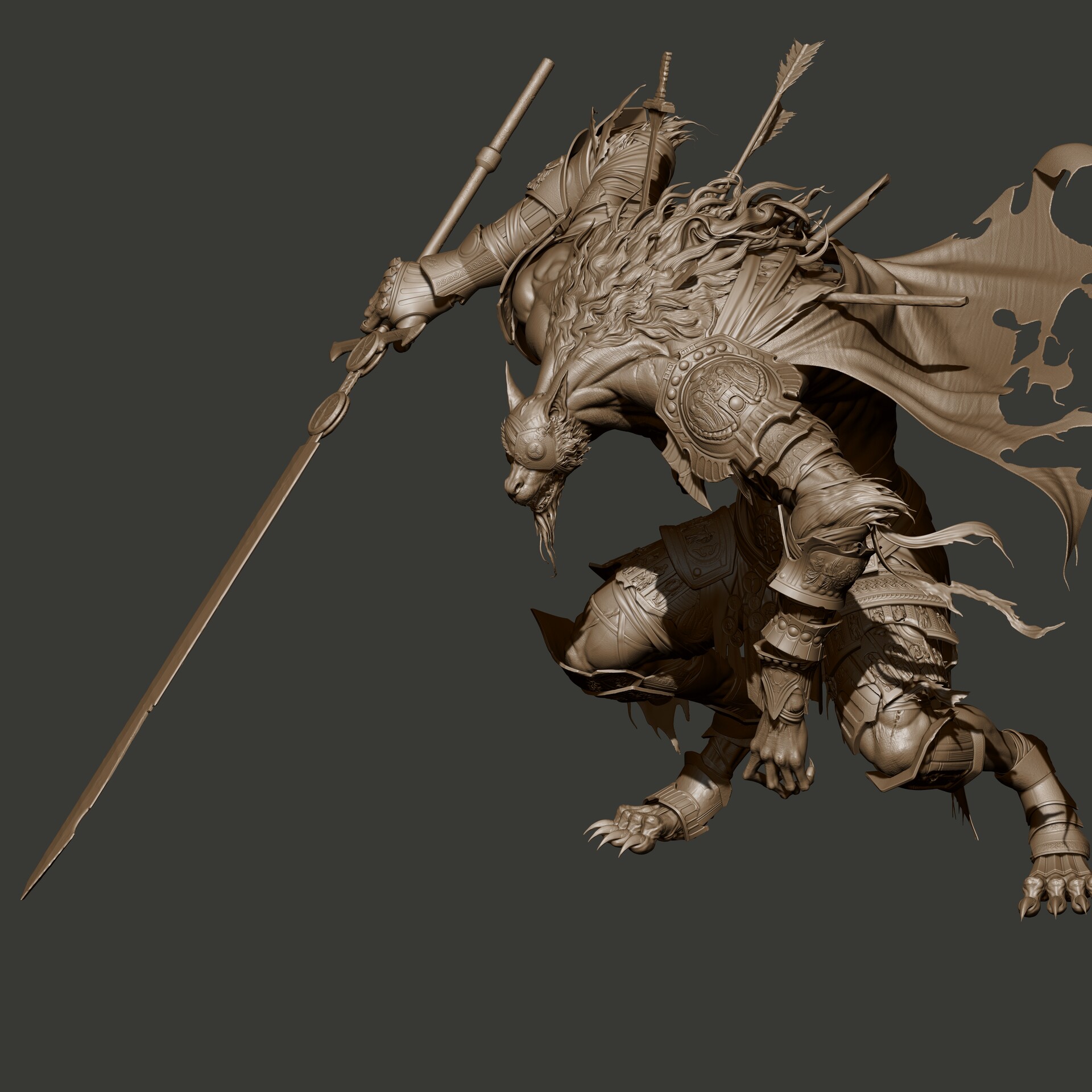 ArtStation - Lone wolf