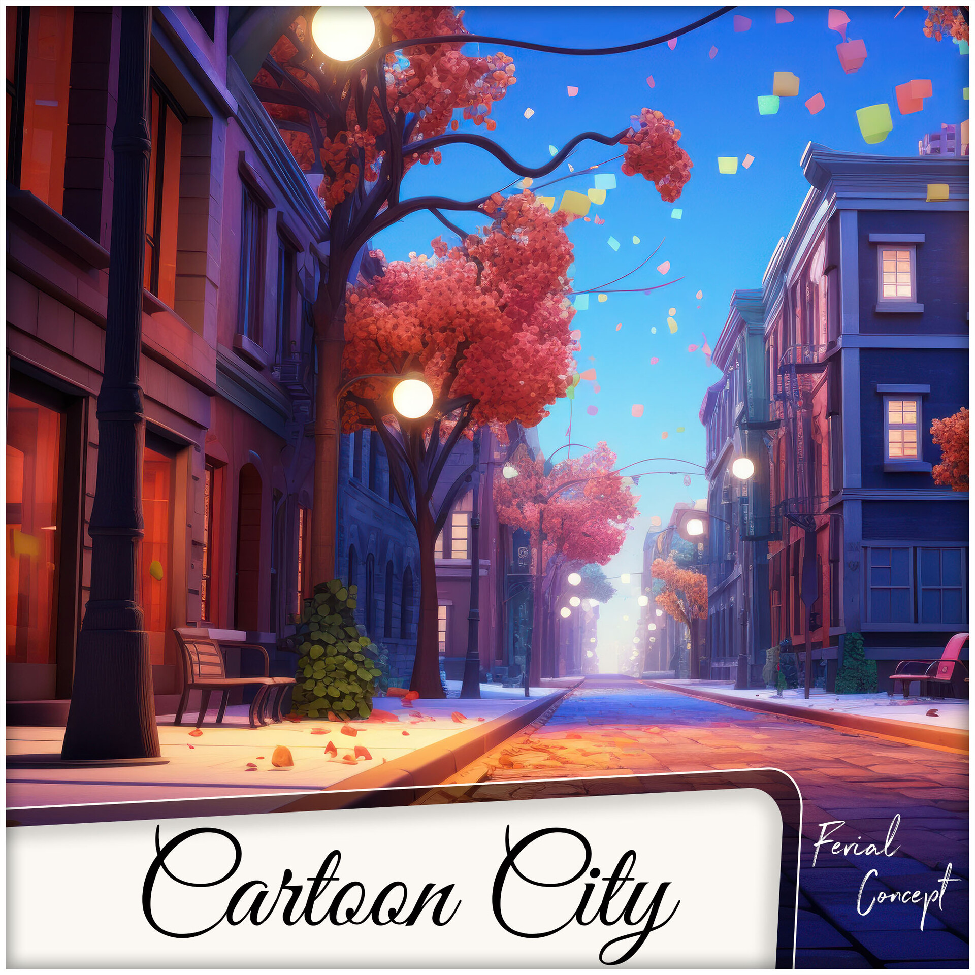 ArtStation - 🔹240 Cartoon City Reference Image Pack v.1