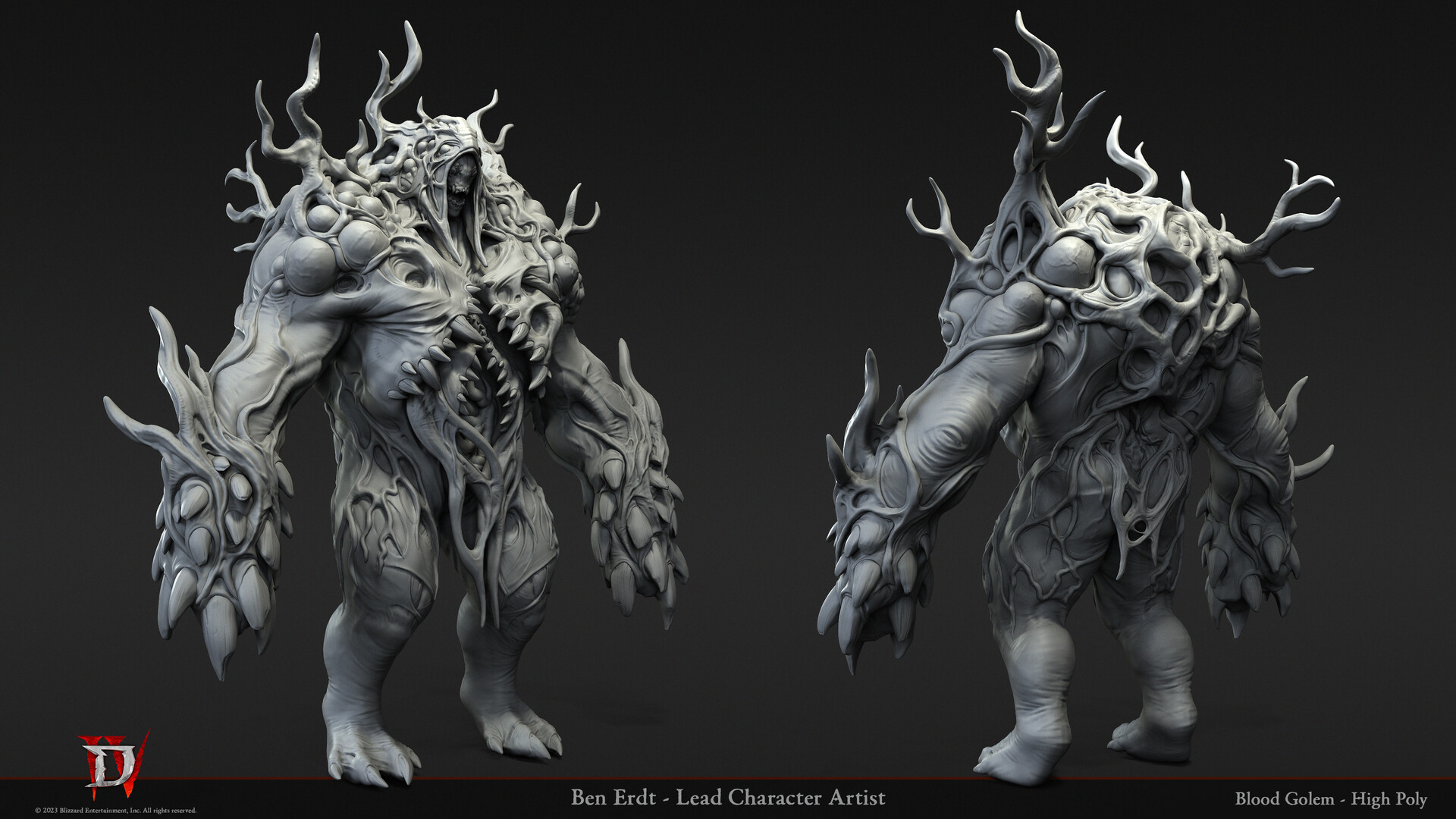 Ben Erdt - Diablo IV - Necro Blood Golem