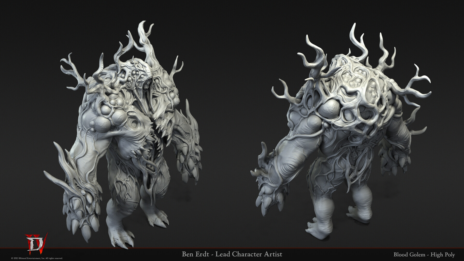 Ben Erdt - Diablo IV - Necro Blood Golem