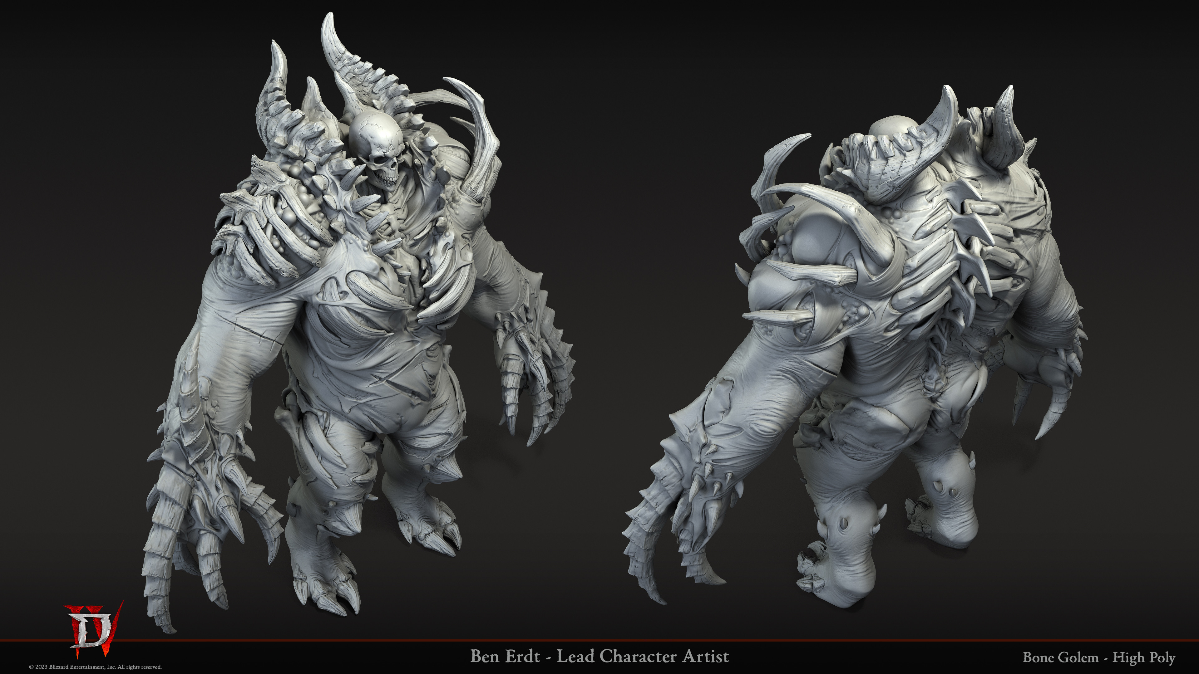 Ben Erdt - Diablo IV - Necro Bone Golem