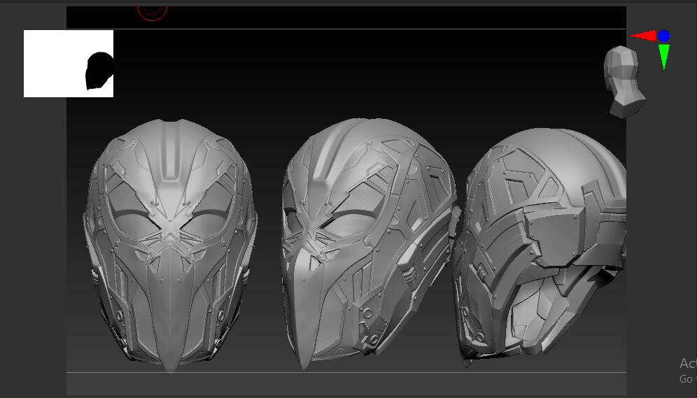ArtStation - 3d helmet