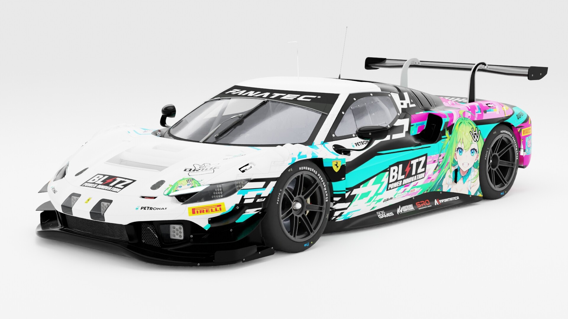 ArtStation - Ferrari 296 GT3 Blitz livery [ACC]