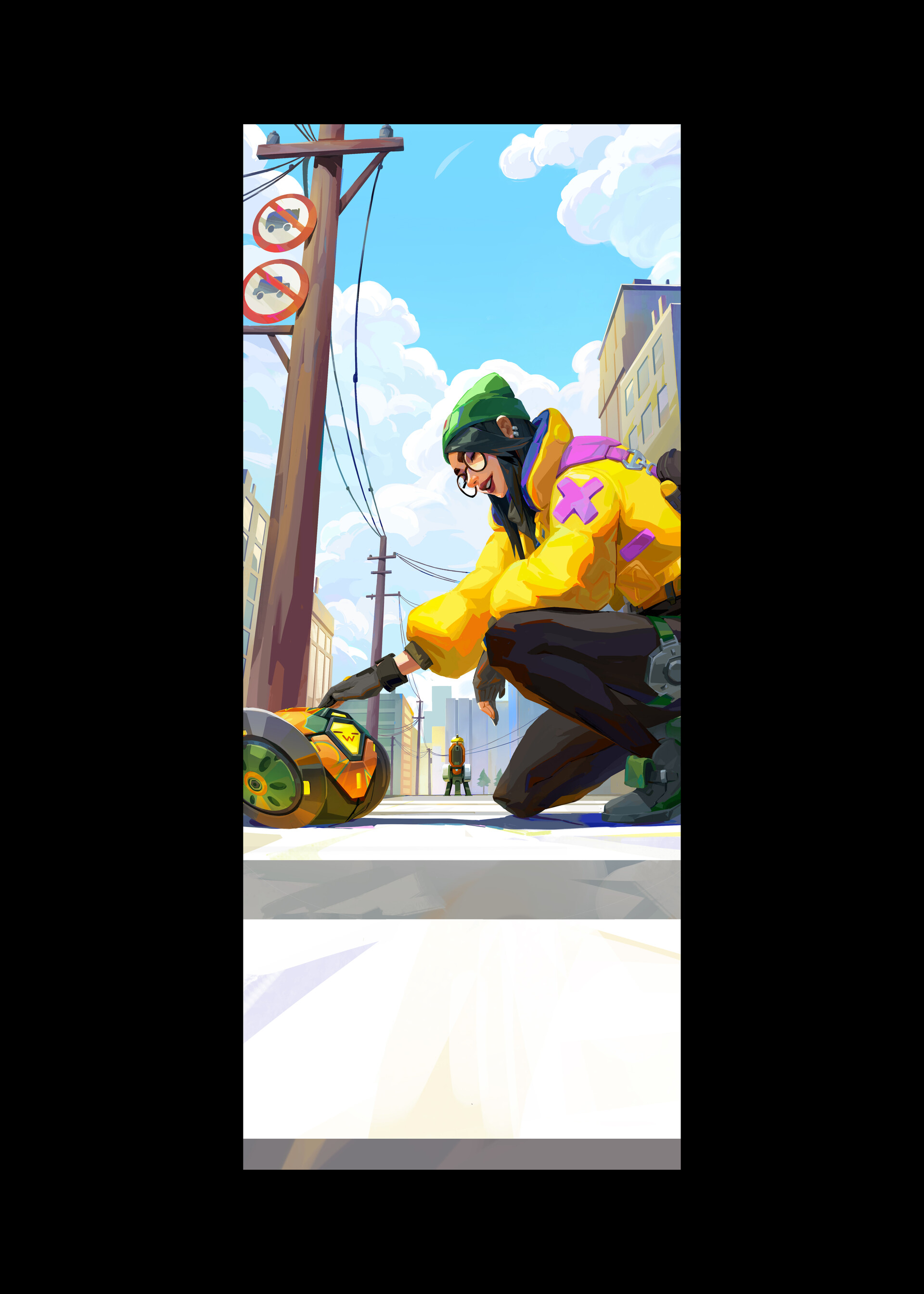 ArtStation - VALORANT - ELECTRIC JEALOUSY PlayerCard