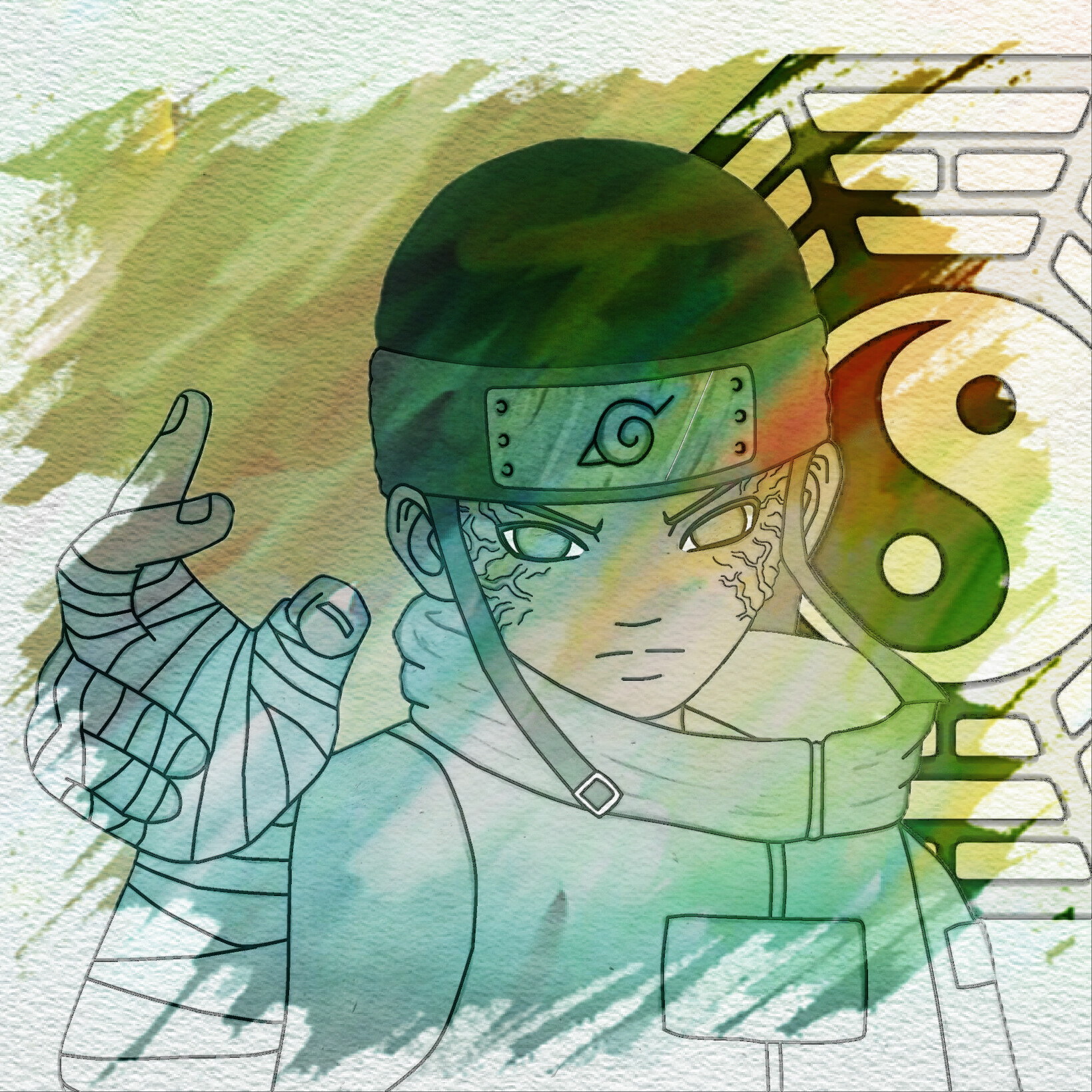 ArtStation - Neji Hyuga of Yin Yang