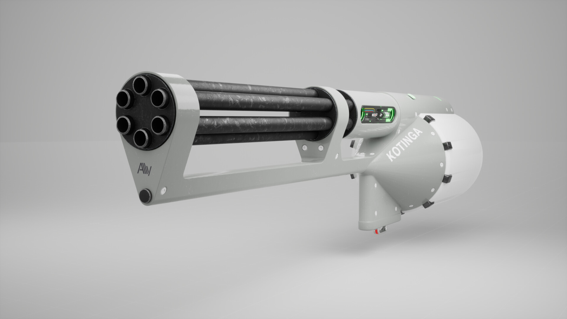 ArtStation - Ally Kotinga Gatling Cannon