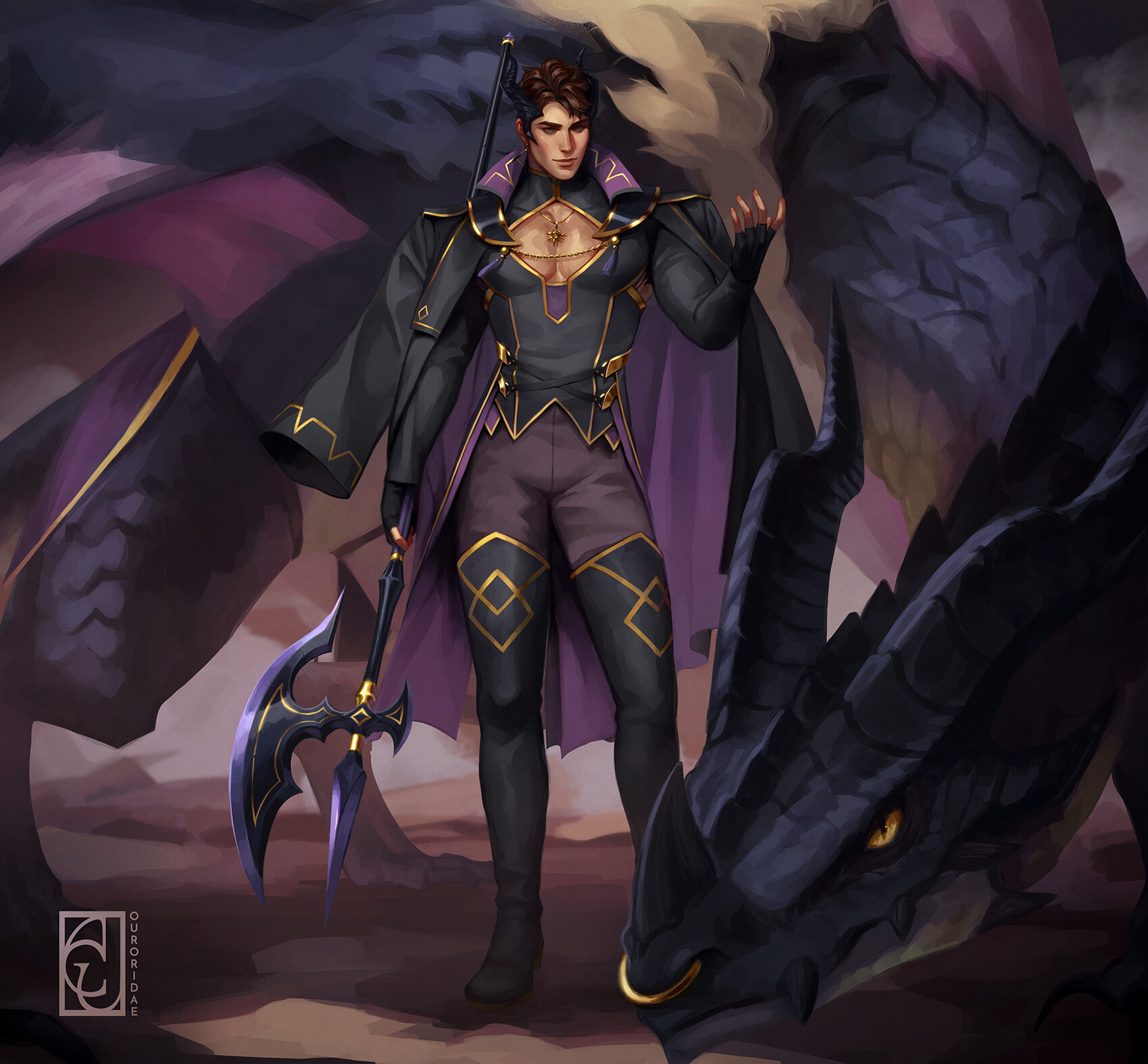 ArtStation - Wyvern Knight