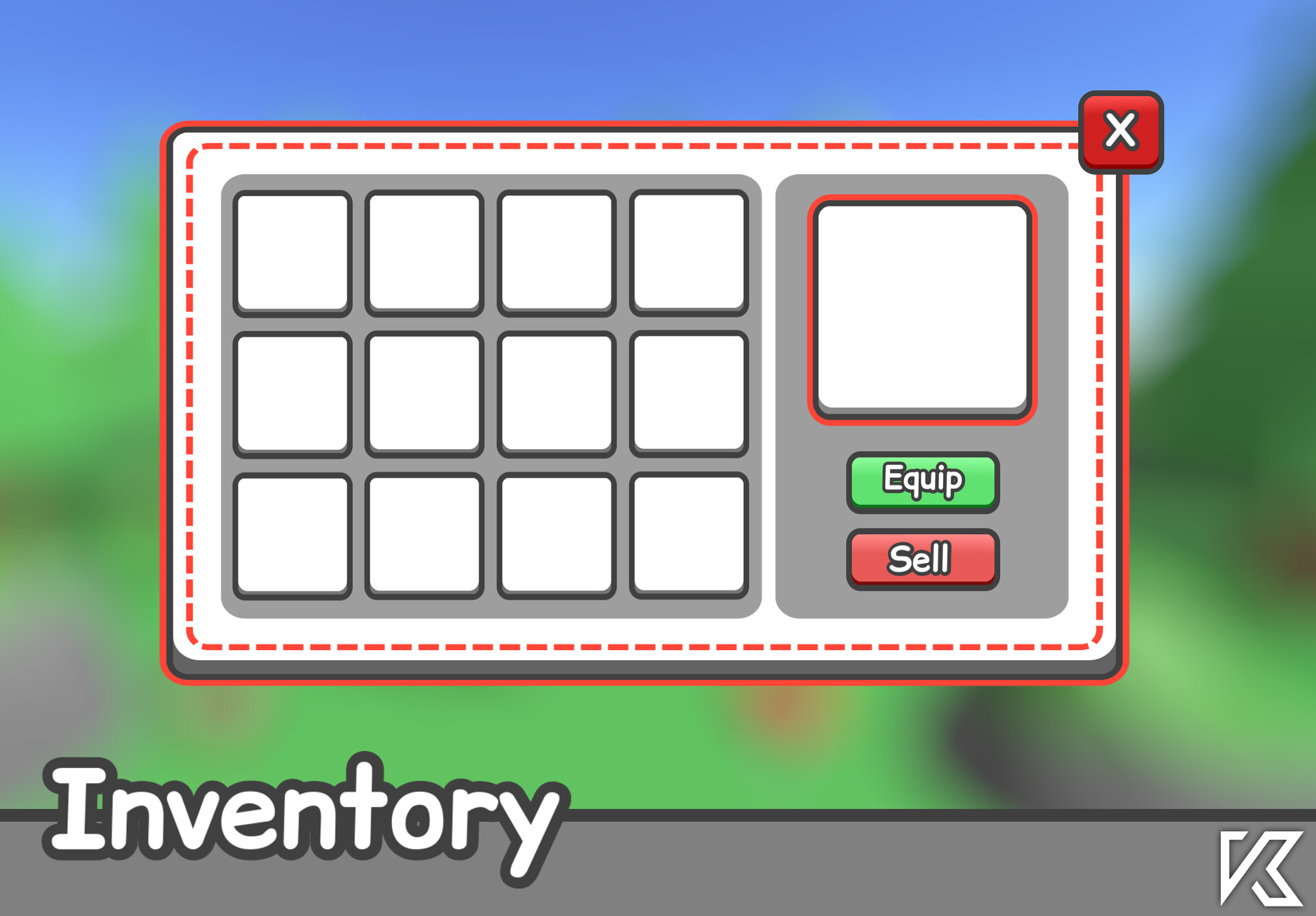 ArtStation - Inventory - UI