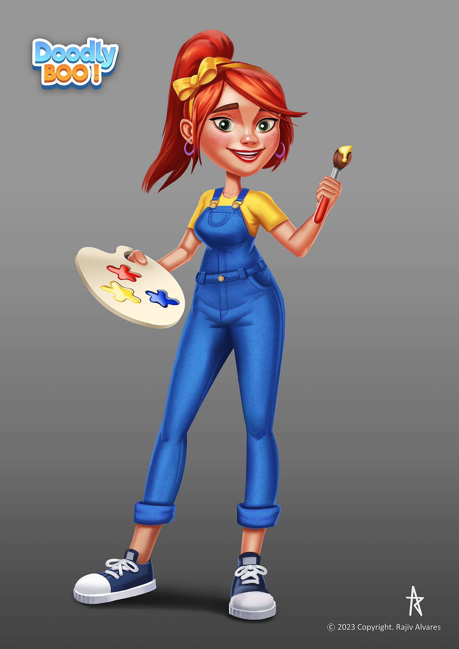 ArtStation - 2D Character_Girl_art